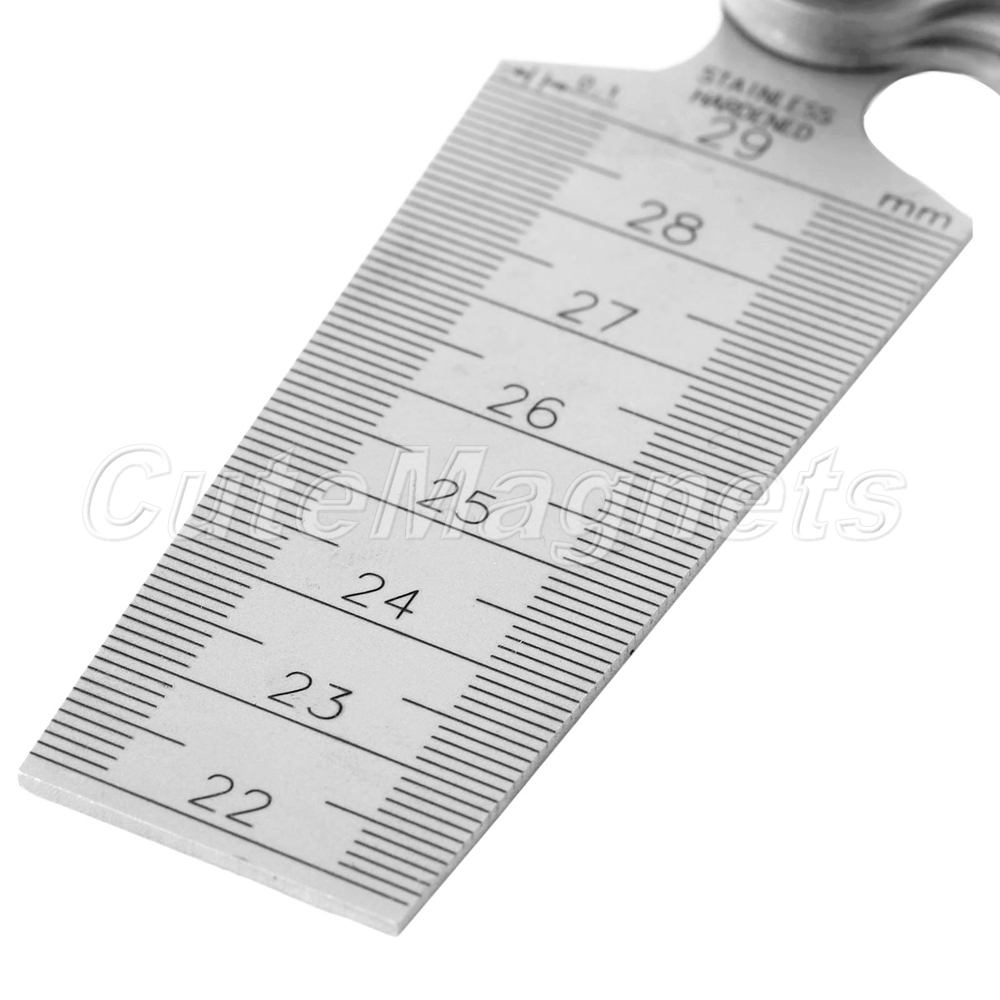 1pc Stainless Welding Taper Gauge Depth Gap Ruler 0-29mm Range ...