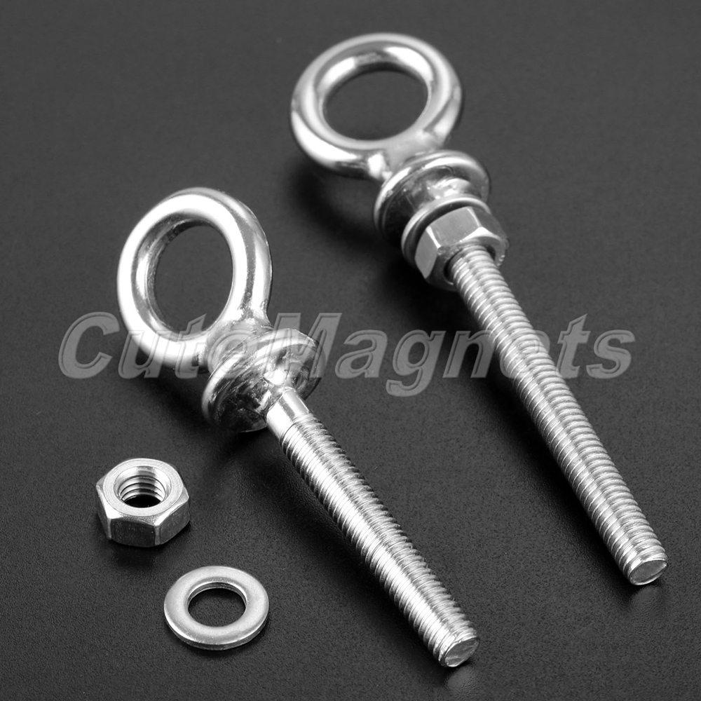 High quality Lifting Eye Bolt with Nut Washer M6 M8 M12 For docks tie ...