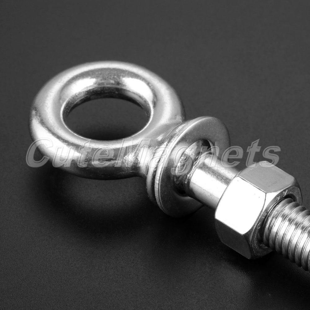 High quality Lifting Eye Bolt with Nut Washer M6 M8 M12 For docks tie ...
