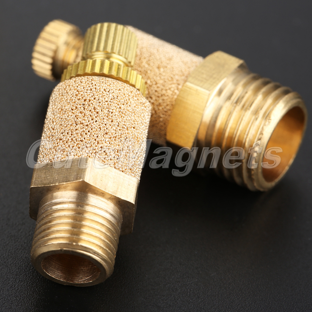 Bronze Pneumatic Muffler Cone Silencer Filter Controller 1/8"1/4"3/8"1/ ...