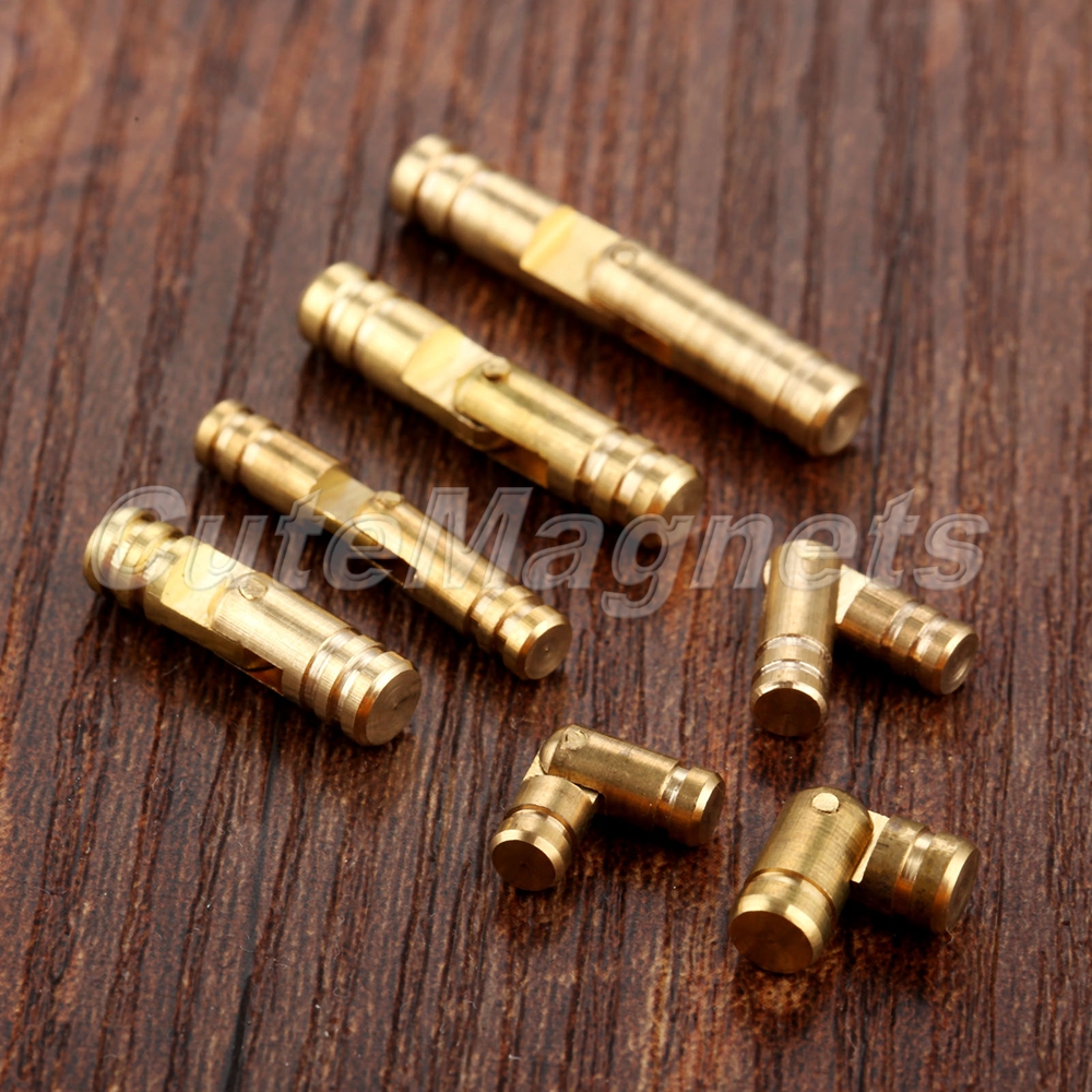 Antique Brass Hidden Concealed Invisible Jewelry Box Hinges Barrel ...