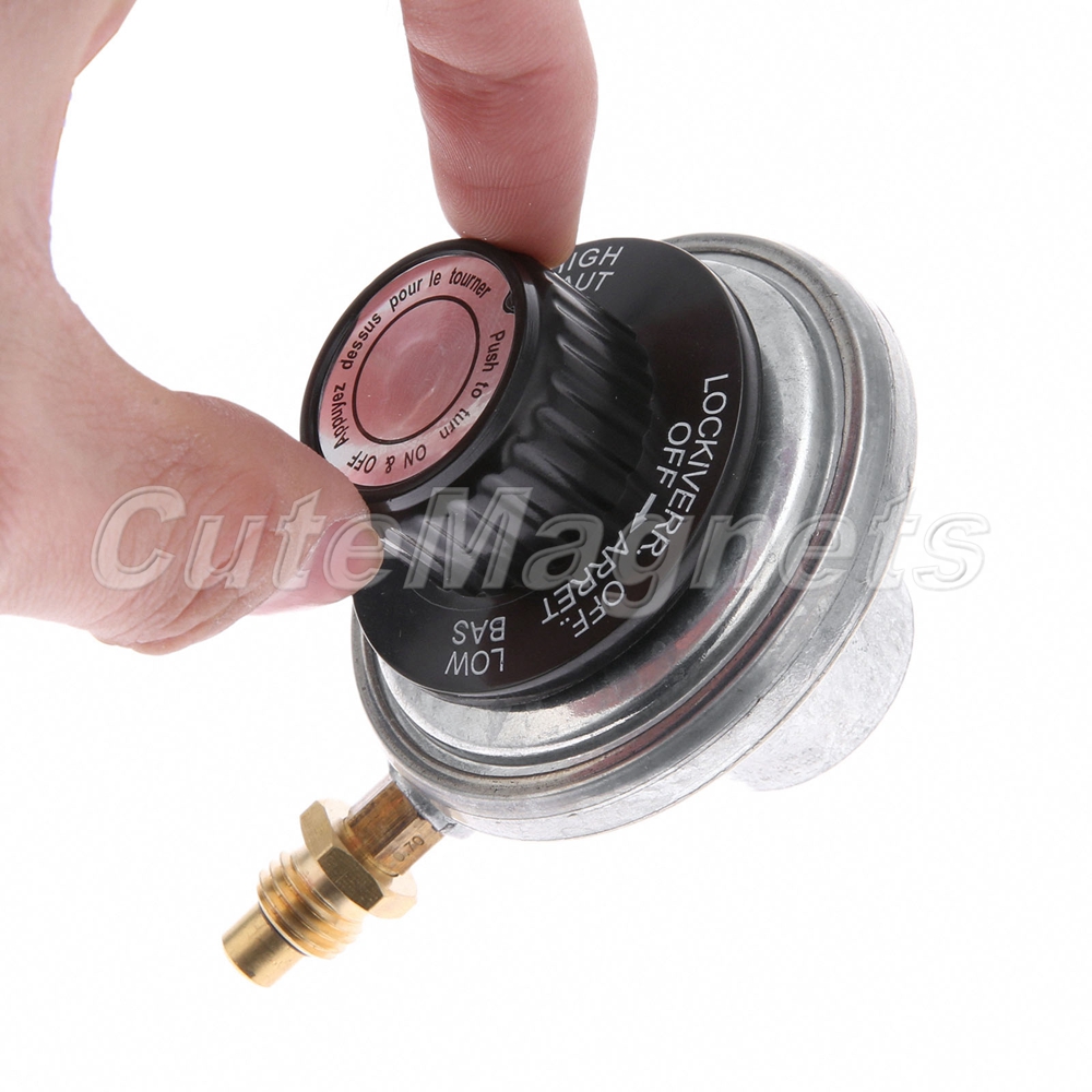 Propane Gas Grill Control Valve Regulator M12 Thread 0.7mm Nozzle Low ...